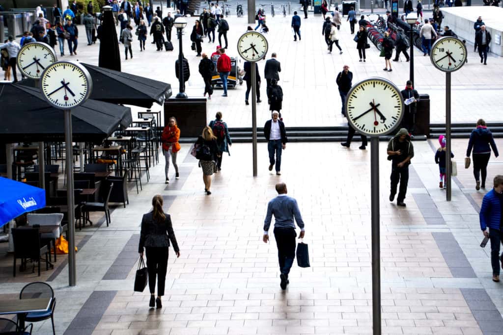 Canary Wharf business people, London - The TRADE