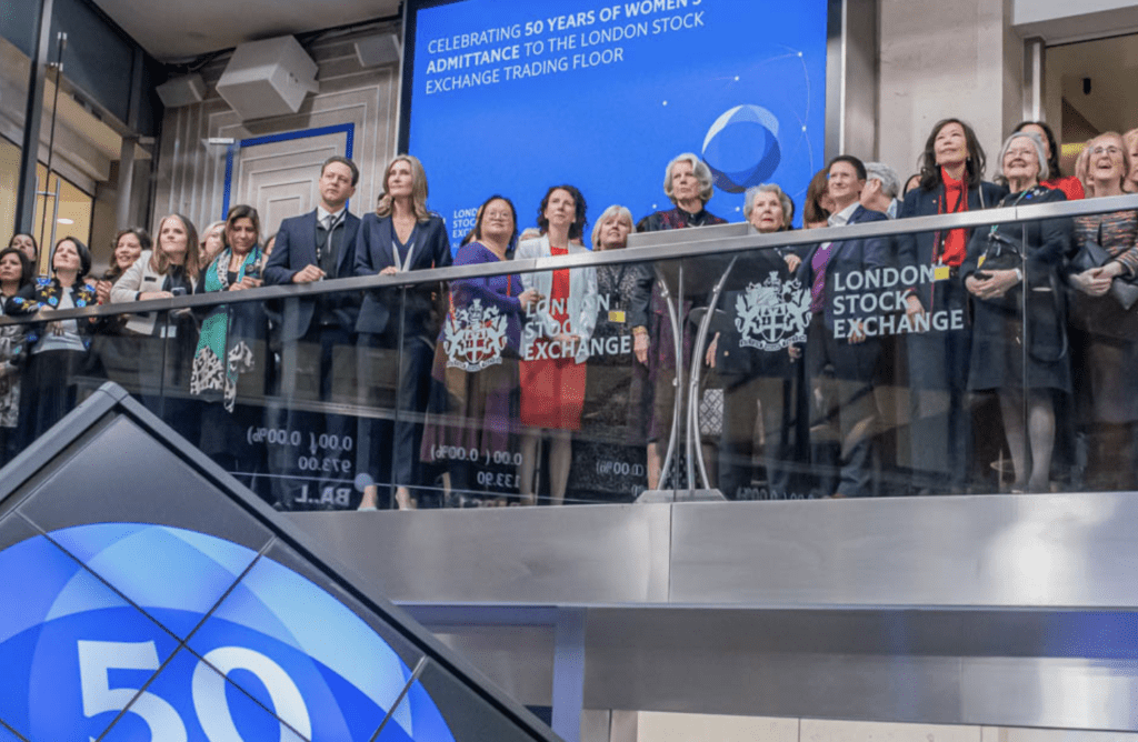LSEG celebrates 50 years of female traders with historic market open ...