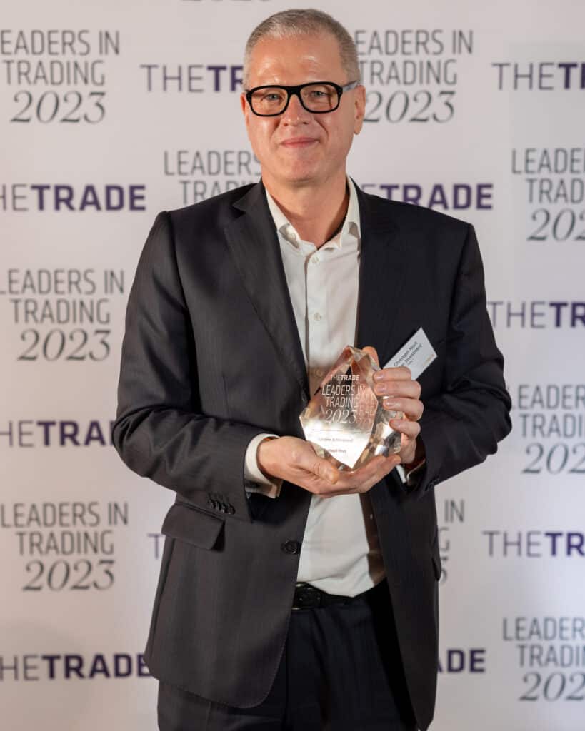 Christoph Hock accepts Lifetime Achievement Award at Leaders in Trading ...