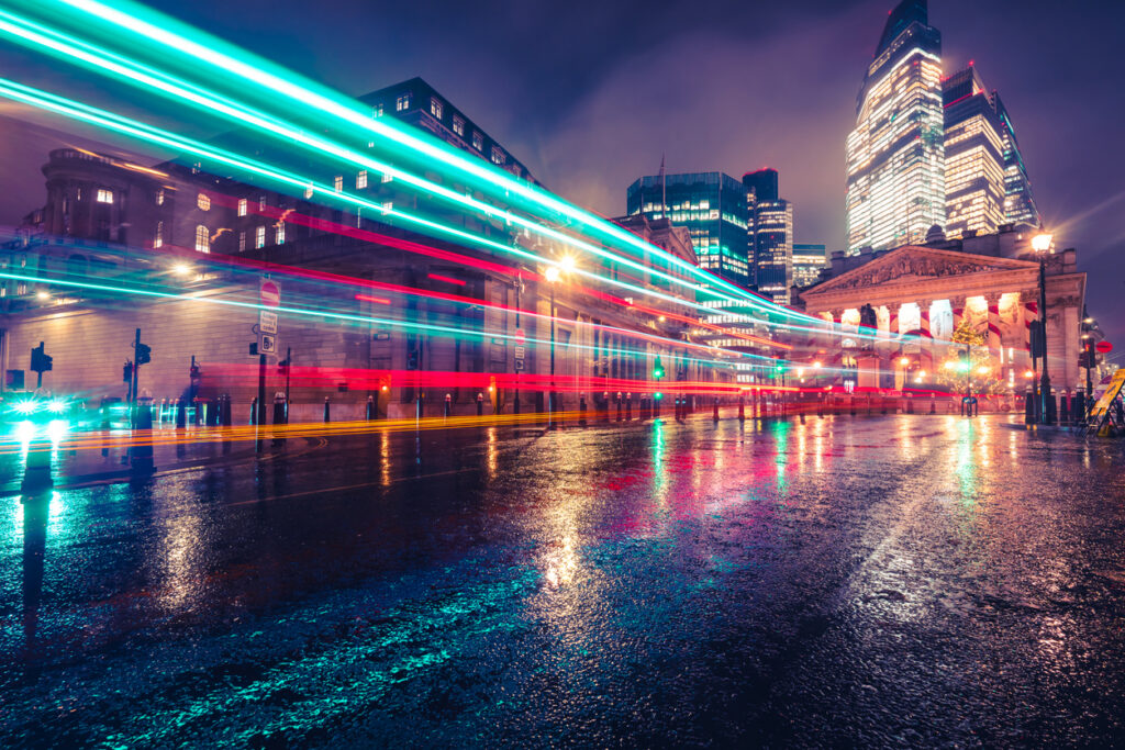 Speed of light in London city - The TRADE